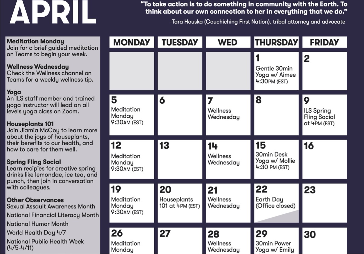 Web Exclusive: Indiana Legal Services wellness program finding success ...