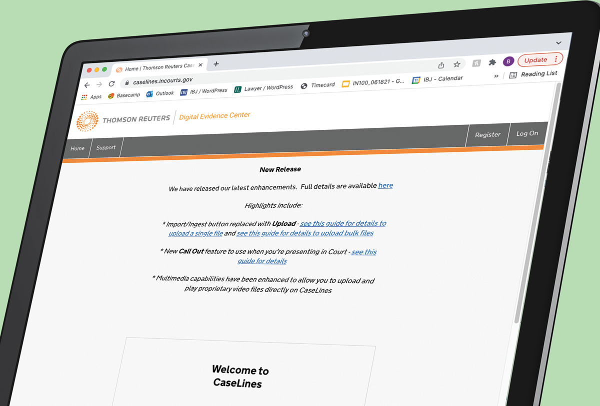 Digital evidence portal pilot to standardize proposed exhibit ...