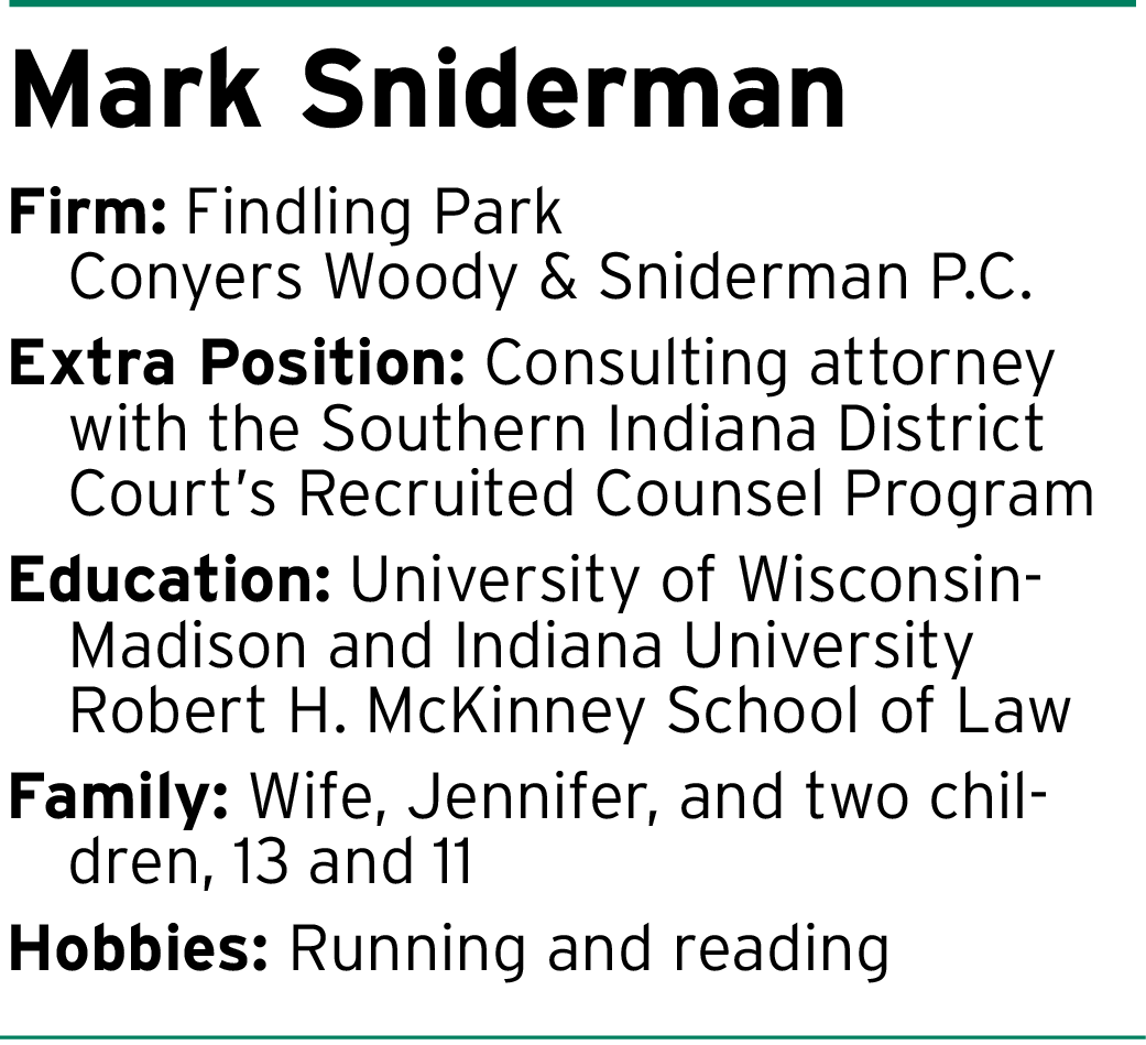 Making litigants’ voices heard: Indy attorney Sniderman takes on ...