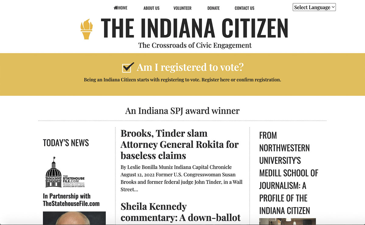 Improving civic education by informing Hoosier voters: The Indiana ...