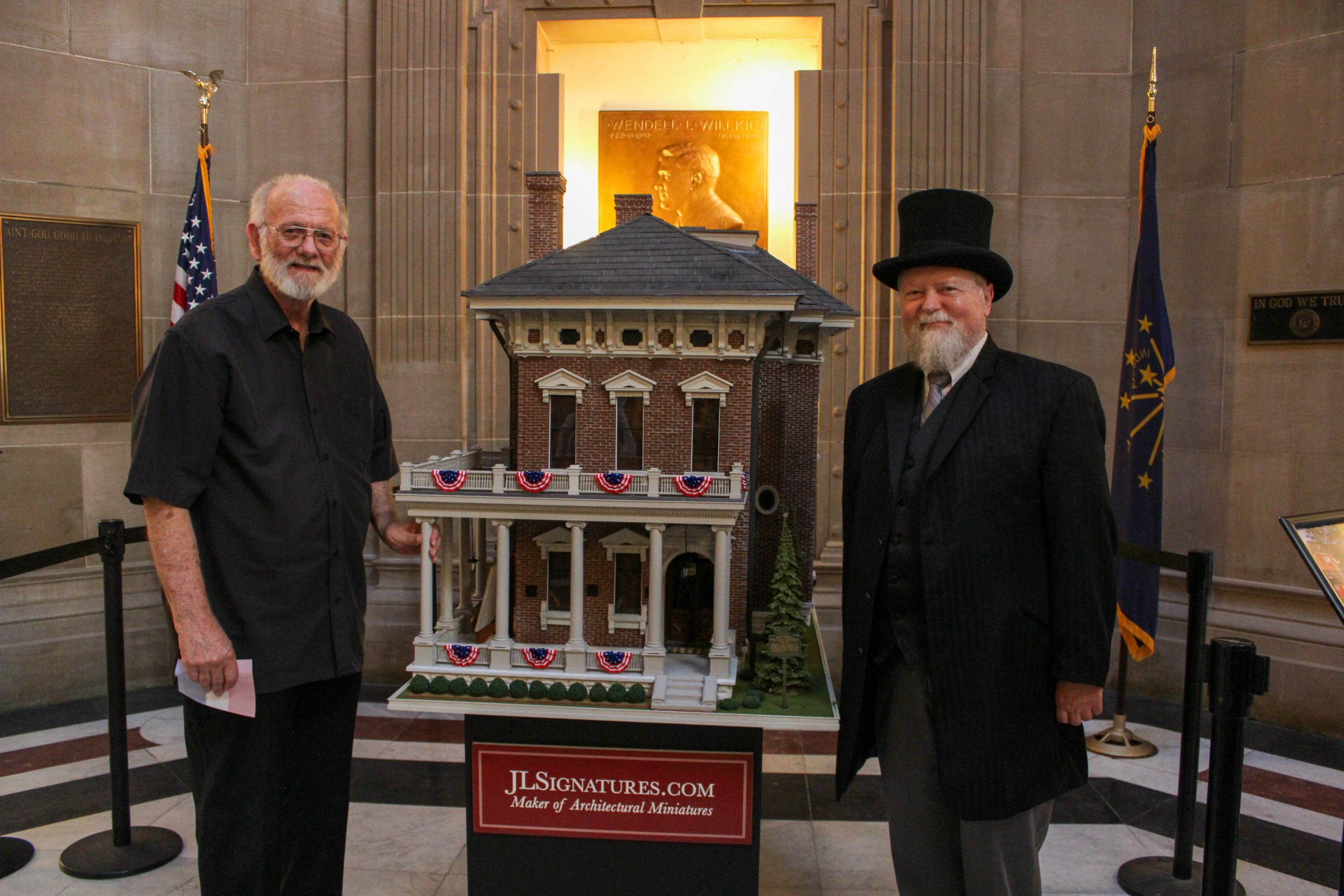 Miniature Benjamin Harrison home represents first historical build for ...